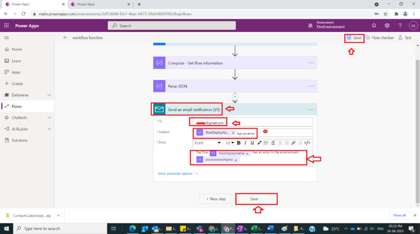 Usage Of Workflow Function In Power Automate